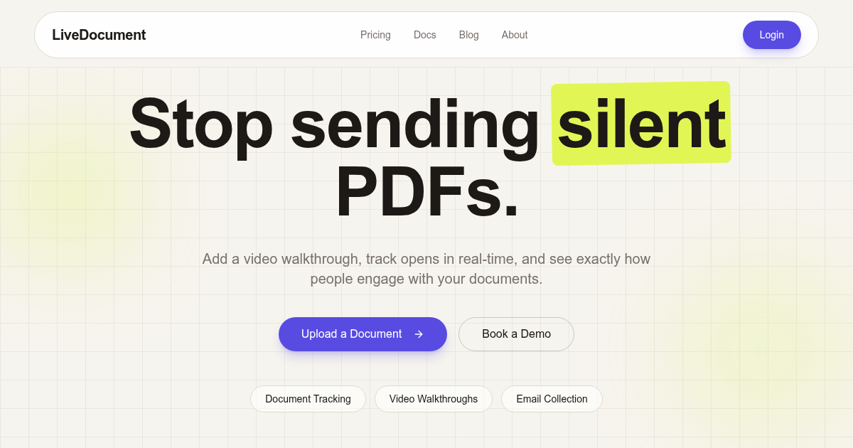 LiveDocument - Real-time Document Collaboration & Screen Sharing